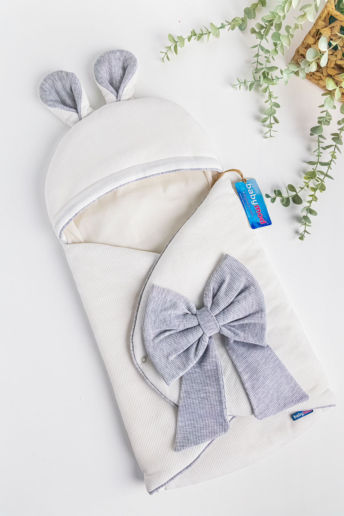 Bebek Kundakları | Fiyonk Süslemeli Kız Bebek Kundak