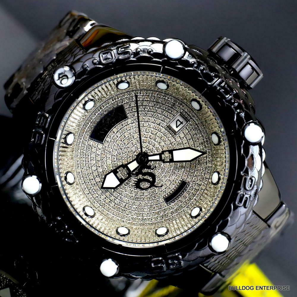 Invicta Subaqua Noma VI 1.81 Karat Diamond Automatic Black Steal Erkek ...