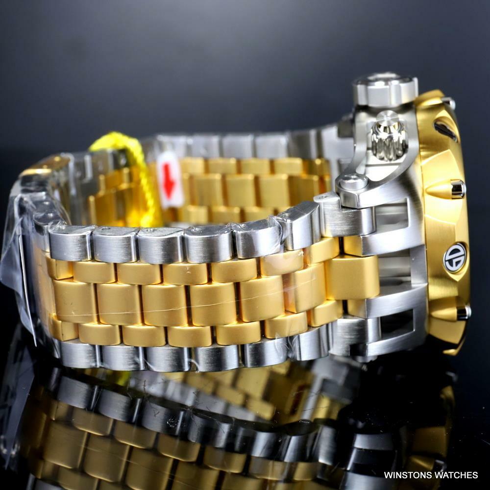 Invicta Venom Hybrid Platinum MOP Chronograph Two Tone Steel 52mm Erkek ...